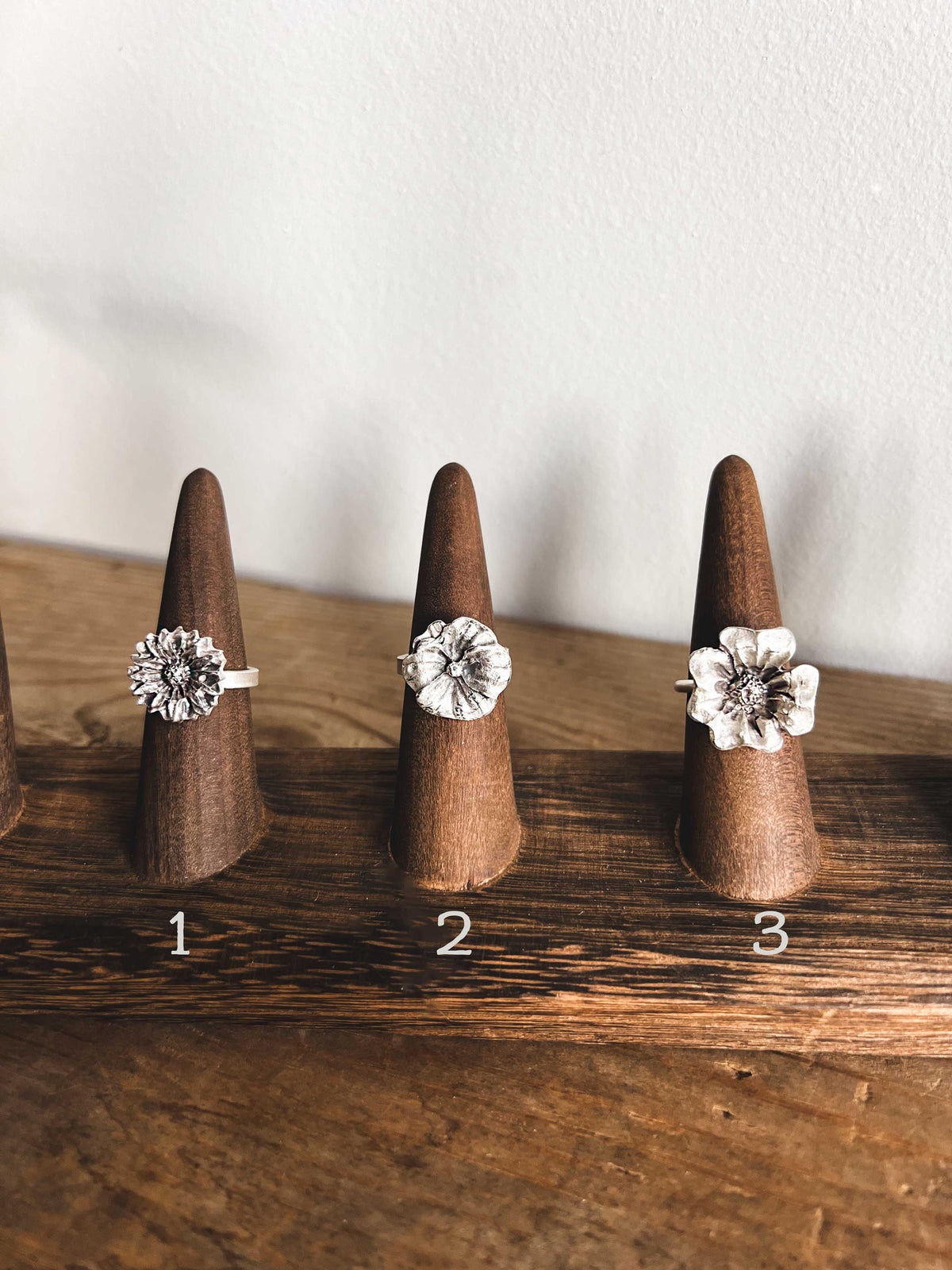 Handmade Sterling Silver Wildflower Rings Choose your Flower! – Figs ...